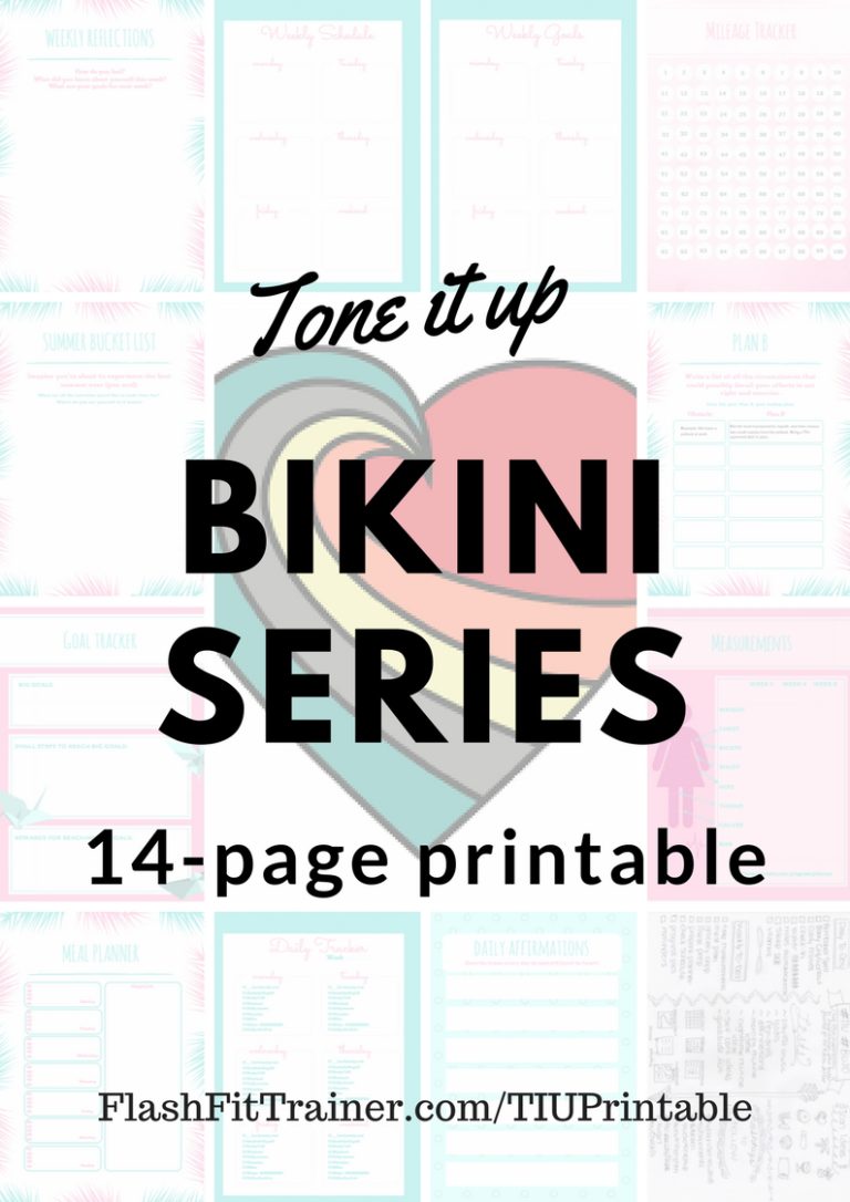 Tone It Up Printable - FlashFit Trainer Freelance Fitness Copywriter ...